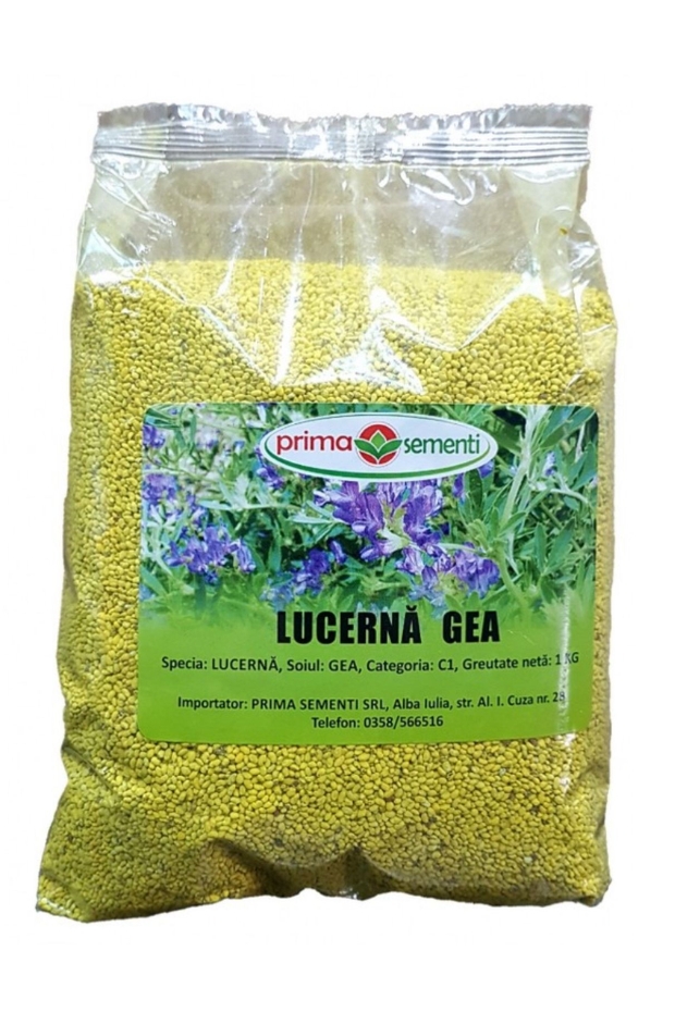Seminte lucerna Gea Plus drajata – 1 kg – Prima Sementi